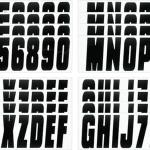 Inflatable Boat Lettering, Registration Numbers | 350