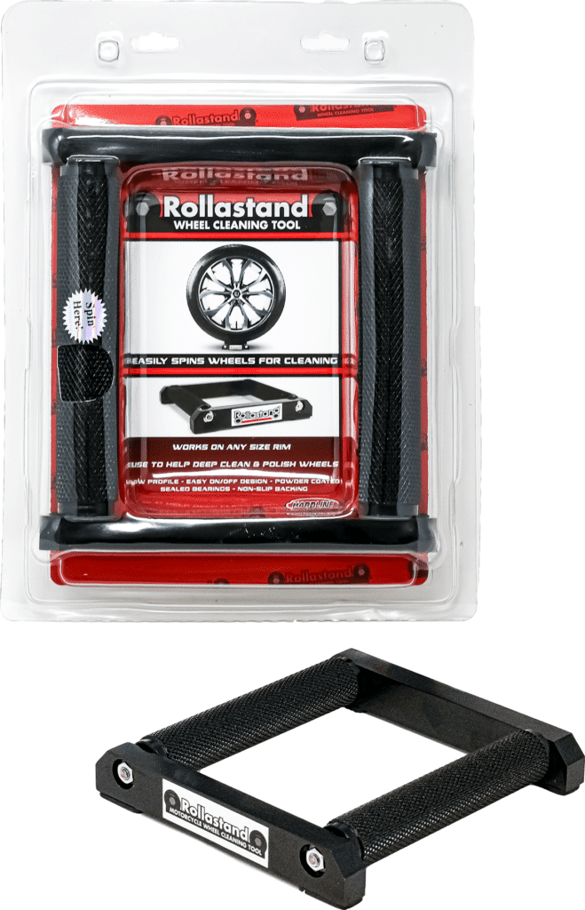 Rollastand™ for Auto Wheel Detailing | HardlineProducts.com